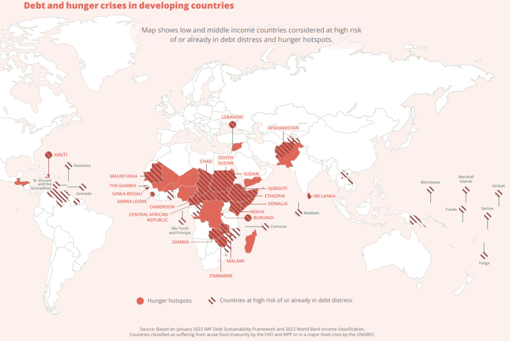 Global hunger set to spiral, fueled by country debt and spiking populations